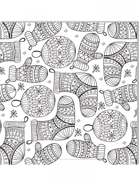 Adult Christmas coloring pages