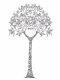 Tree coloring pages for adults