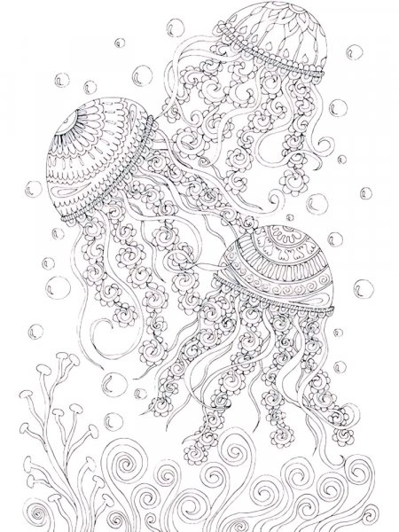 Complex coloring pages for Adults and Teens