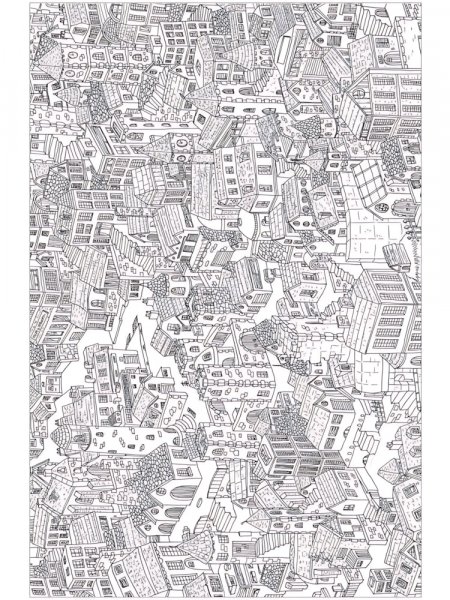 Complex coloring pages for Adults and Teens