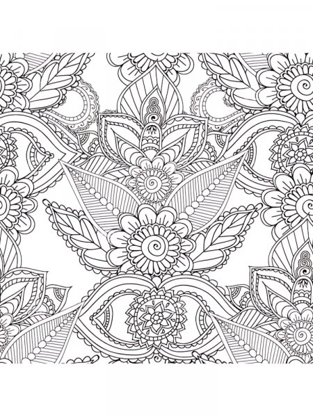 Complex coloring pages for Adults and Teens