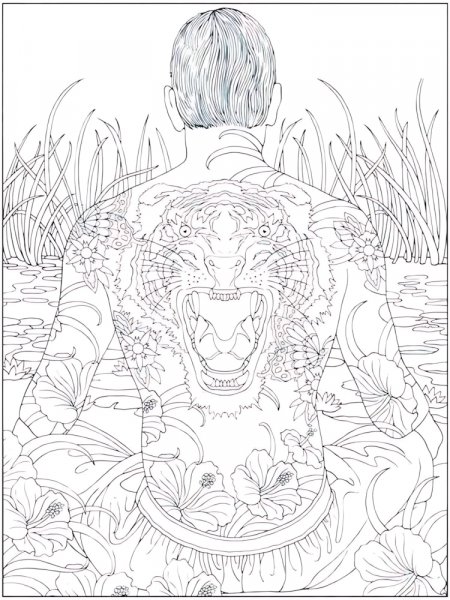 Complex coloring pages for Adults and Teens
