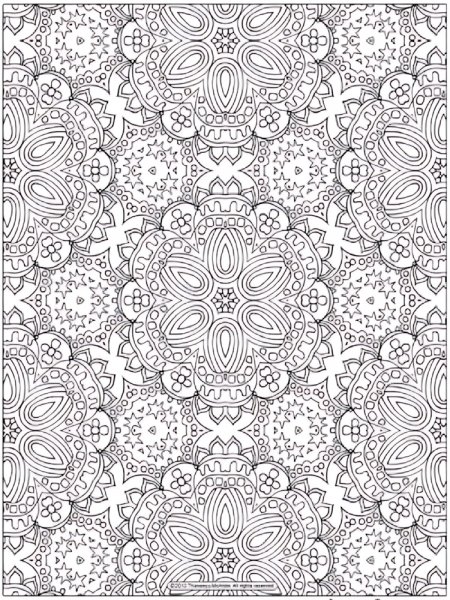 Detailed coloring pages for adults