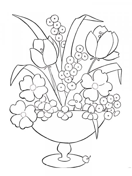 Easy coloring pages for Adults