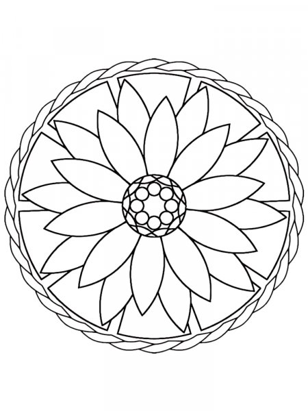 Easy coloring pages for Adults