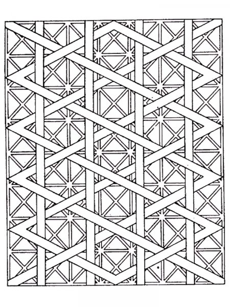 Pattern coloring pages for Adults