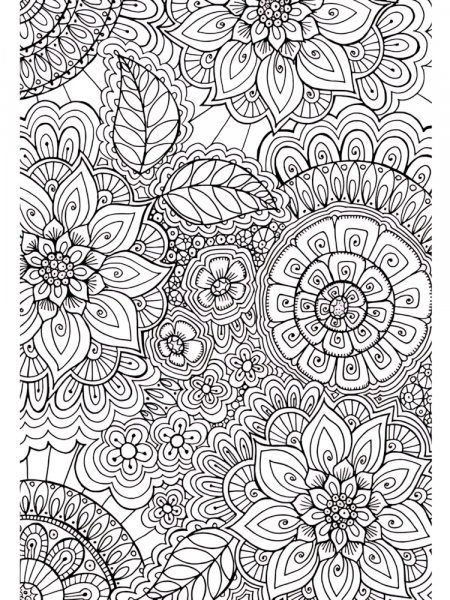 Pattern coloring pages for Adults