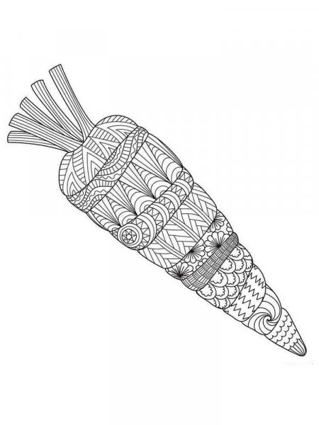 Vegetables coloring pages for Adults