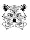 Raccoon coloring pages for Adults