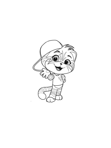 44 Cats coloring pages