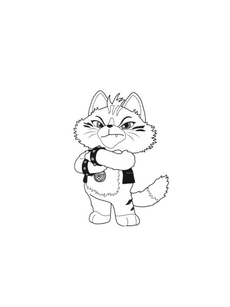 44 Cats coloring pages
