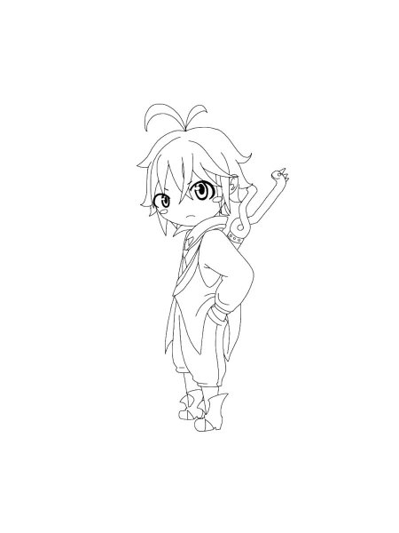 Seven Deadly Sins coloring pages