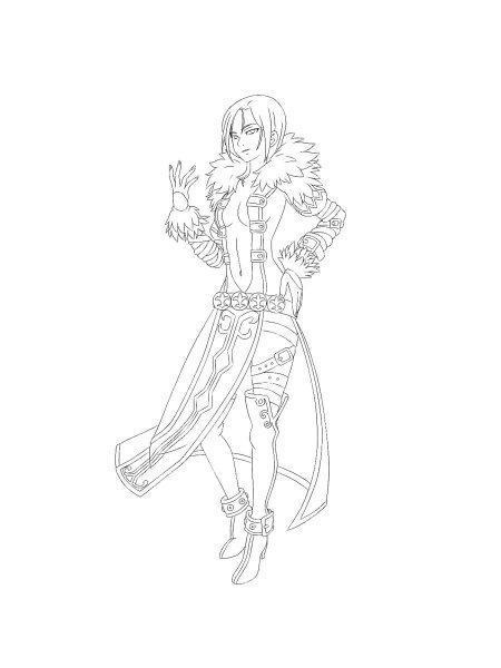 Seven Deadly Sins coloring pages