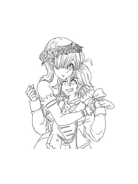 Seven Deadly Sins coloring pages