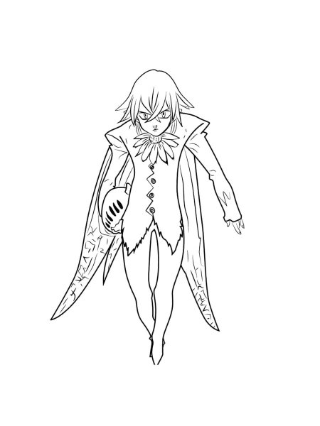 Seven Deadly Sins coloring pages