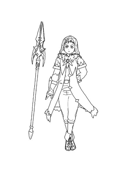 Seven Deadly Sins coloring pages