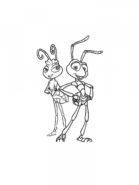 A Bug's life coloring pages