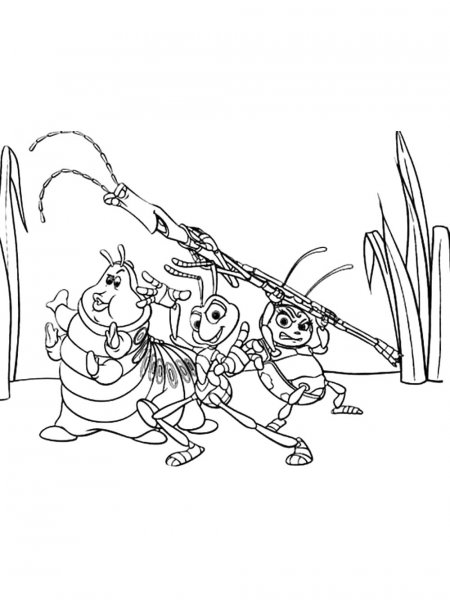 A Bug's life coloring pages