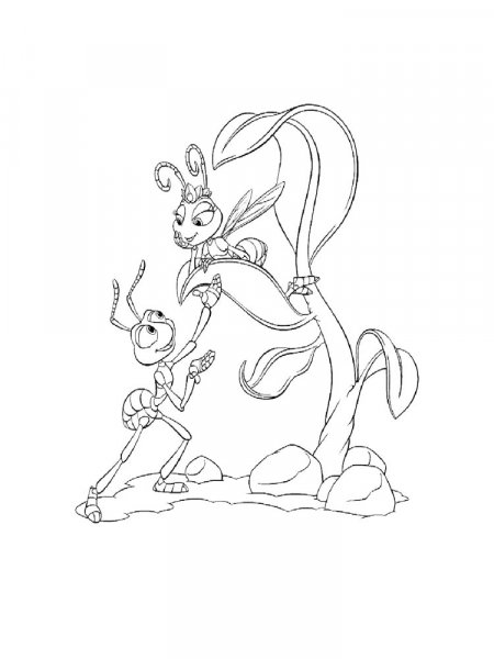 A Bug's life coloring pages