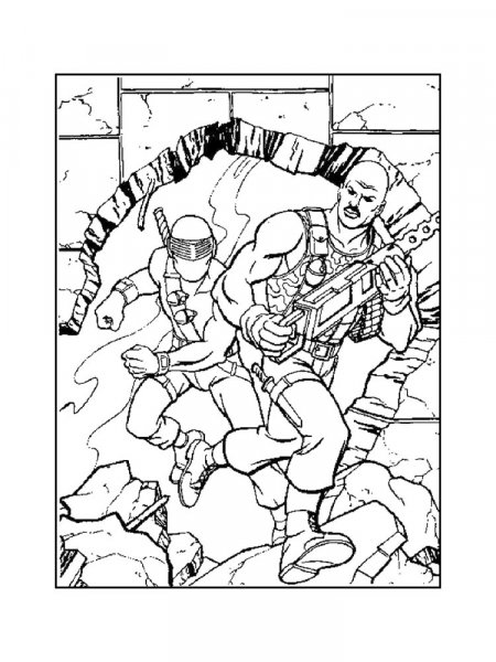 Action Man coloring pages