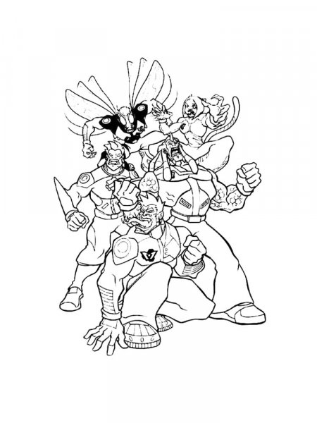 Action Man coloring pages