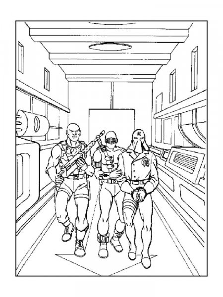 Action Man coloring pages
