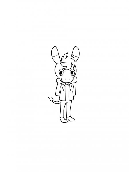 Aggretsuko coloring pages