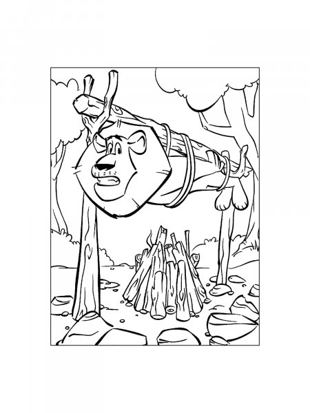 Alex from Madagascar coloring pages