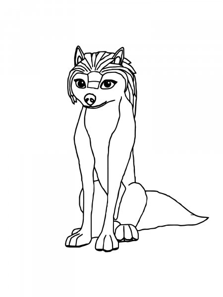 Alpha and Omega coloring pages