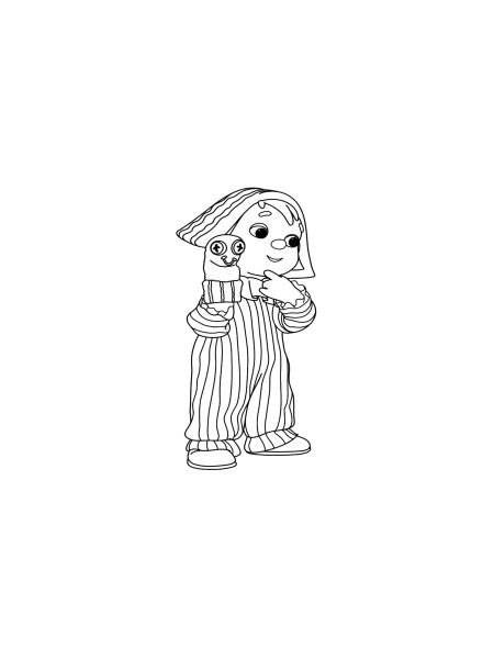 Andy Pandy coloring pages