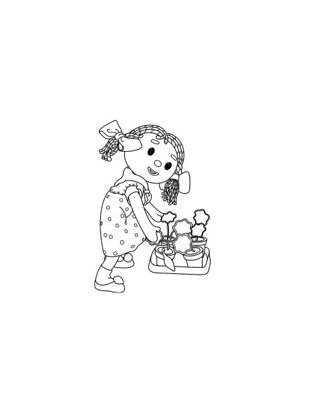 Andy Pandy coloring pages