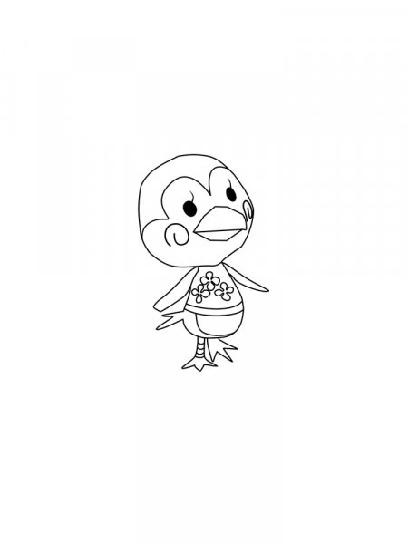 Animal Crossing coloring pages