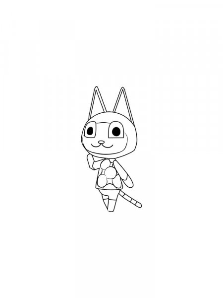 Animal Crossing coloring pages