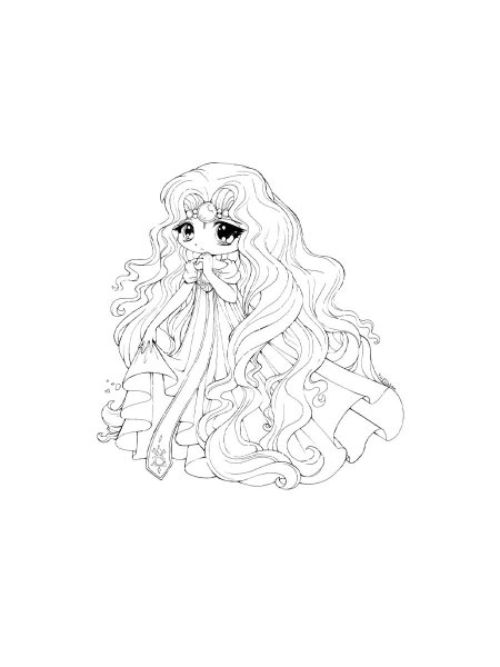 Anime Princess coloring pages