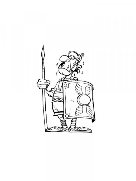 Asterix and Obelix coloring pages