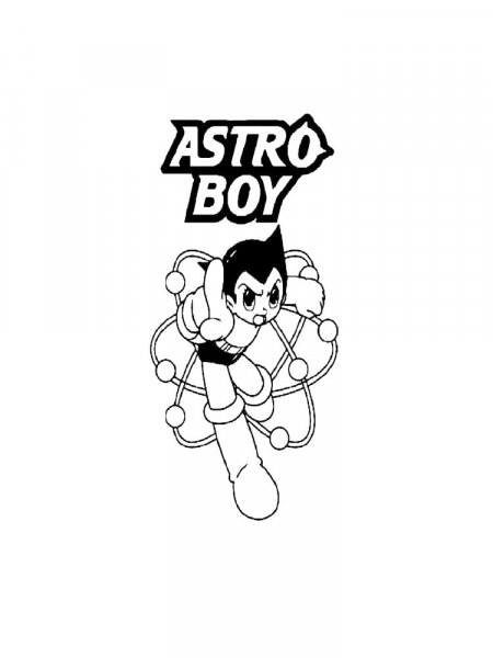 Astro Boy coloring pages