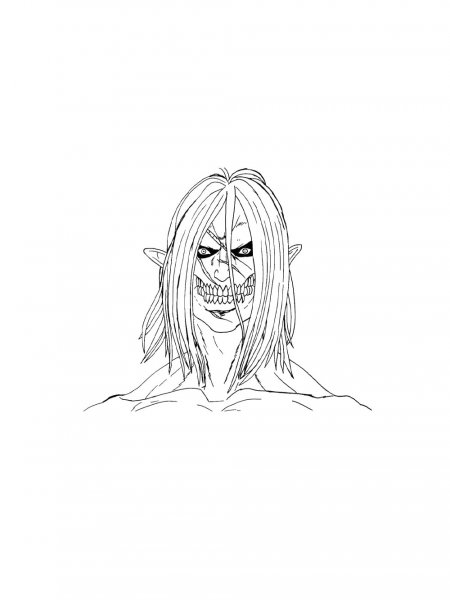 Attack On Titan coloring pages