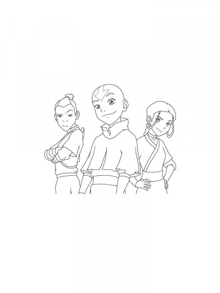 Avatar The Last Airbender coloring pages