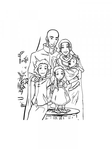 Avatar The Last Airbender coloring pages