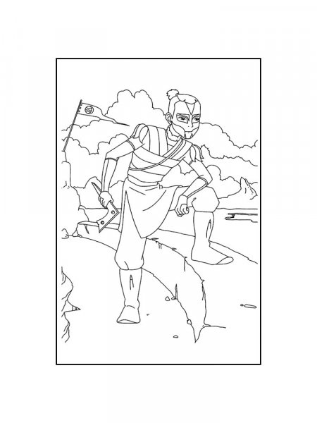 Avatar The Last Airbender coloring pages