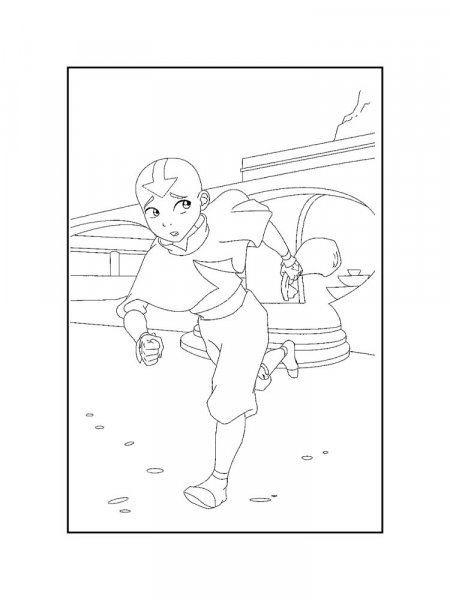 Avatar The Last Airbender coloring pages