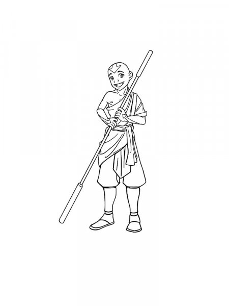 Avatar The Last Airbender coloring pages