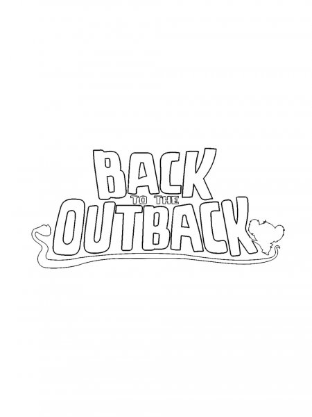 Back to the Outback coloring pages