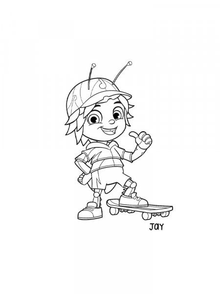 Beat Bugs coloring pages