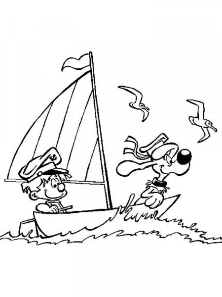 Billy and Buddy coloring pages