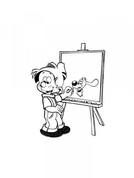 Billy and Buddy coloring pages