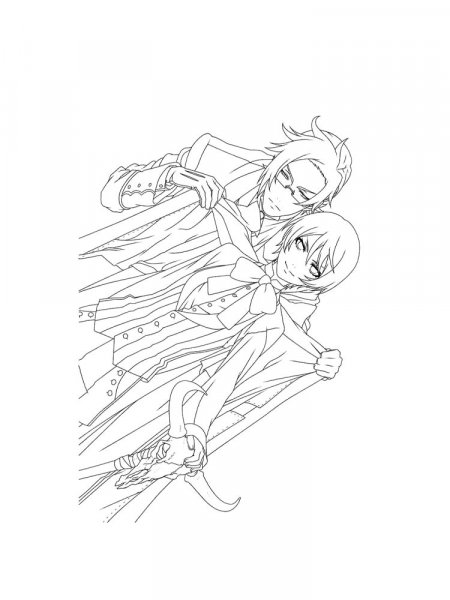 Black Butler coloring pages
