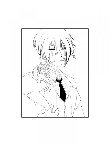 Black Butler coloring pages