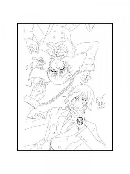 Black Butler coloring pages