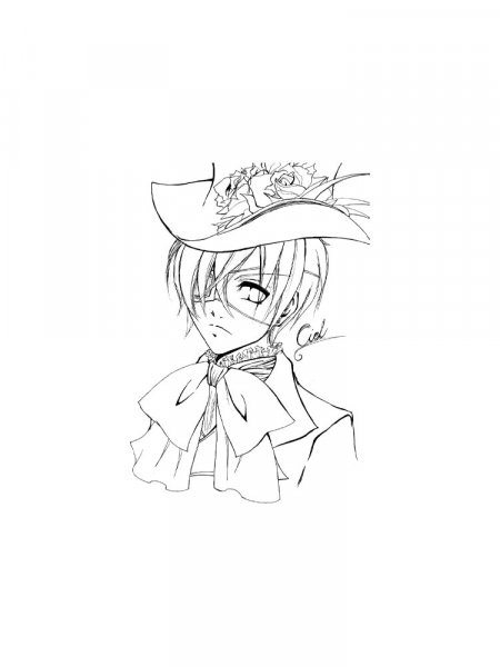 Black Butler coloring pages
